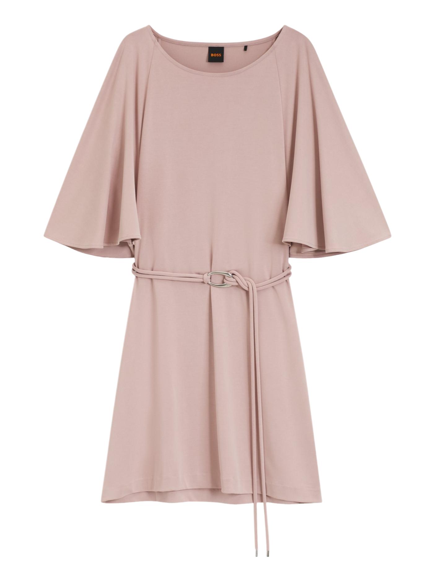 HUGO BOSS Hugo Boss Belted Jersey Dress with Cape Detail